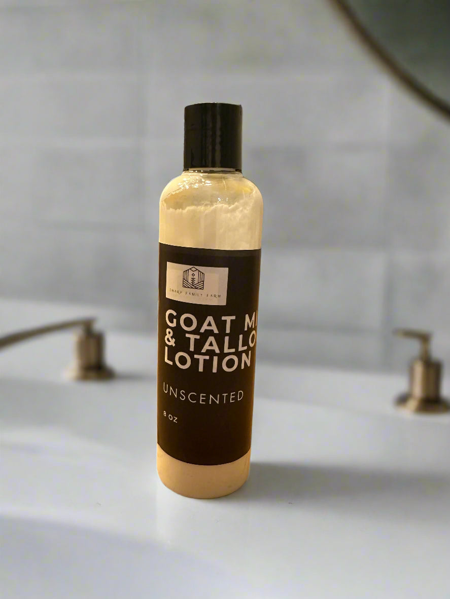 Goat milk and Tallow lotion – Tharp Family Farm